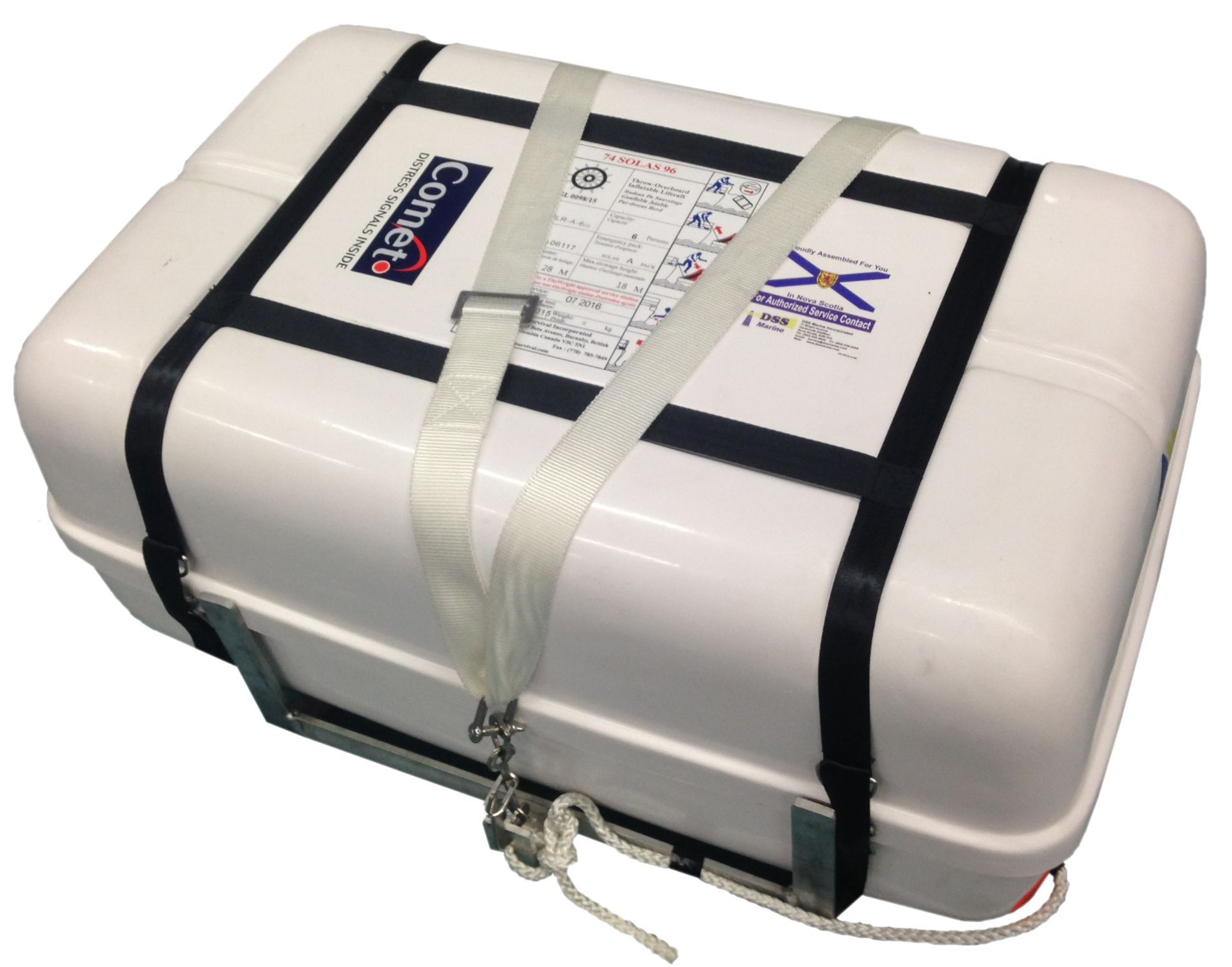 FitzWright Low Profile 8Psn TC/SOLAS Liferaft - Assembled in Canada